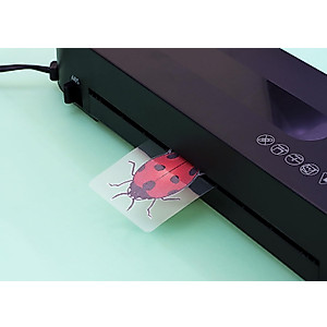 ONLYKXY 2.5x3.7-Inches Transparent Universal Thermal Laminating Sheets Pouches Premium Films for Laminator Machine - Photo Paper Files Card Picture Safe for Office 100Pcs