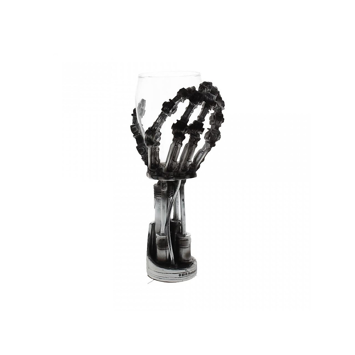 Nemesis Now B1457D5 Terminator Hand Goblet 19cm Silver, Resin w/Stainless Steel Insert