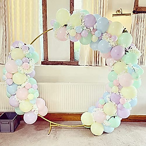 Pastel Purple Balloons - 80Pcs 18/12/5 Inch Maca Purple Latex Balloons Different Sizes Light Purple Helium Balloon Garland for Graduation Birthday Valentines Day Anniversary Theme Party Decorations