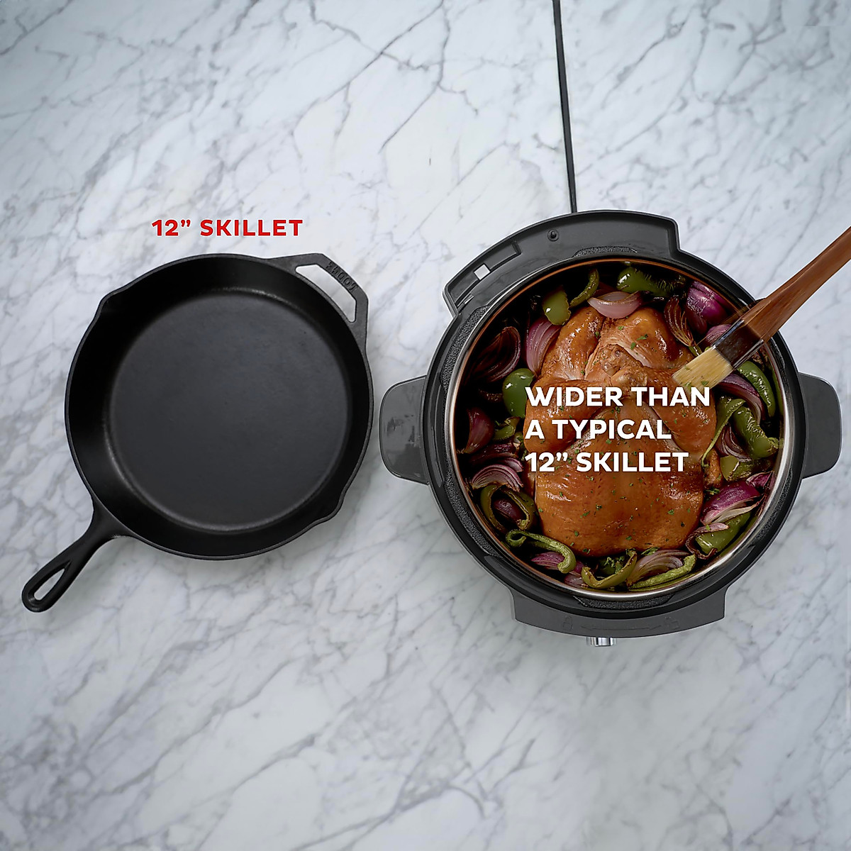 Instant Vortex Plus 6-Quart Air Fryer Oven, From the Makers of Instant Pot with ClearCook Cooking Window, Digital Touchscreen, App with over 100 Recipes, Single Basket, Black