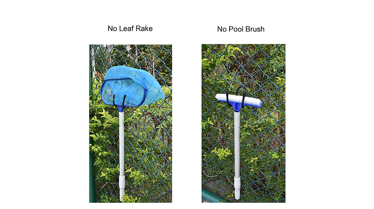 YYST Pool Tool Organizer And Holder Pool Cleaning Accessory Organizer ...