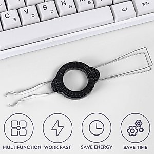 Byhoo Keycap Puller and Switch Puller, Universal Keyboard Switch Puller, Stainless Keycap Remover, 2 in 1 Keycap and Switch Remover Tool for Mechanical Keyboard & Gaming Keyboard