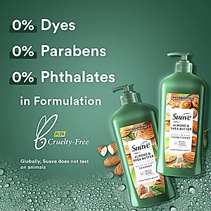 Suave Moisturizing Shampoo and Conditioner Set with Shea Butter - Revitalizing Dry Hair, 28 Oz Ea (2 Piece Set)