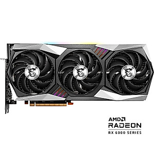 GIGABYTE MSI Gaming Radeon RX 6900 XT Gaming Z Trio 16G 16GB GDDR6 256-Bit HDMI/DP Nvlink Torx Fan 4 AMD Graphics Card (RX 6900 XT Gaming Z Trio 16G)