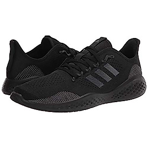 adidas Men's Fluidflow 2.0 Trail Running Shoe, Black/Grey/Black, 11