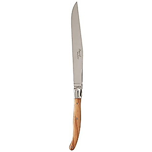 Jean Dubost Olive Wood Carving Set