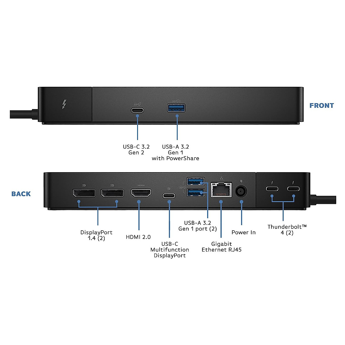 Dell Thunderbolt Dock WD22TB4 - Boomph's Comprehensive Ultimate Performance Dock Solution for Your Workspace