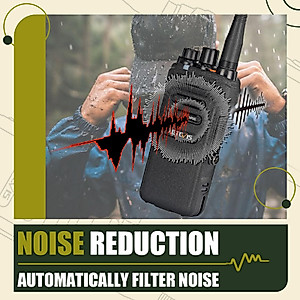 Retevis NR30 Long Range Walkie Talkies, Professional GMRS IP67 Waterproof 2 Way Radios, 2800mAh, Noise Cancelling, for Adult Survival Mountain Emergency Business(2 Pack)