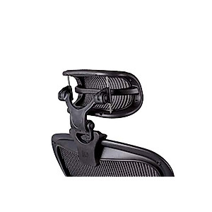 The Original Headrest for The Herman Miller Aeron Chair H3 Carbon | Colors and Mesh Match Classic Aeron Chair 2016 and Earlier Models | Headrest ONLY - Chair Not Included