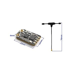 RadioMaster RP3 ExpressLRS 2.4GHz ELRS Nano Receiver Long Range Low Latency Receiver for FPV Micro Drone FPV Racing Drone Quadcopter