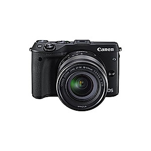 Canon 9694B011 24.2MP EOS M3 Mirrorless Digital Camera (Black)