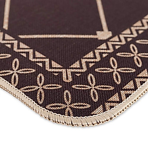 Carvapet 2 Pieces Non-Slip Rubber Back Kitchen Runner Set Floor Mats Bathroom Rug Doormat Runner, 18"x59"+18"x30", Home Cooking