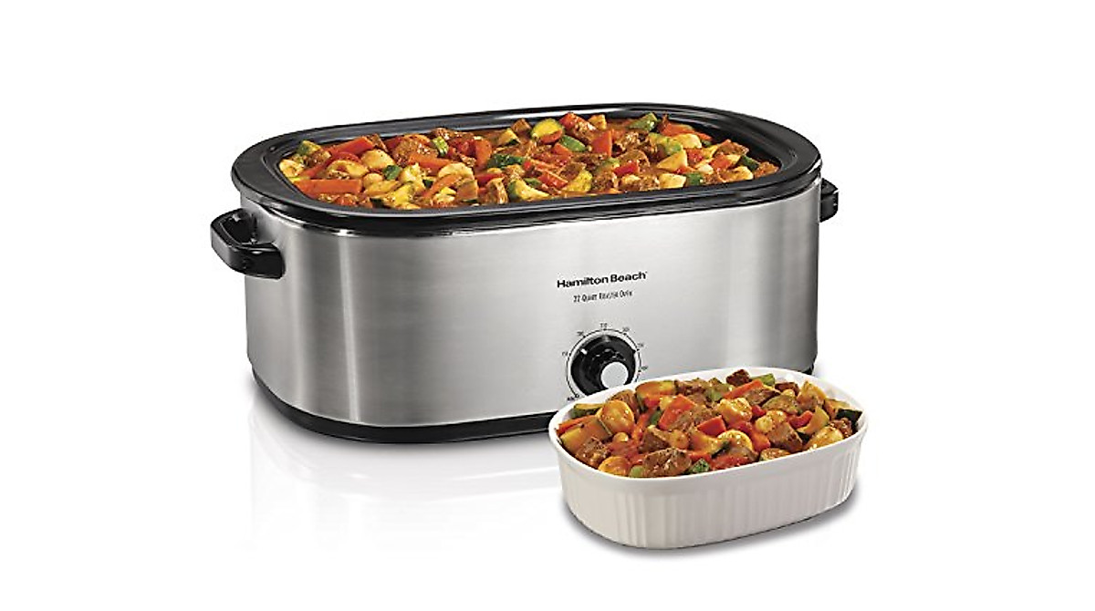 Hamilton Beach 22 Qt Turkey Roaster Oven for Holiday & Family Feasts