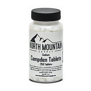 North Mountain Supply Campden Tablets (Sodium Metabisulfite) - 250 Tablets - 5 Ounce Jar