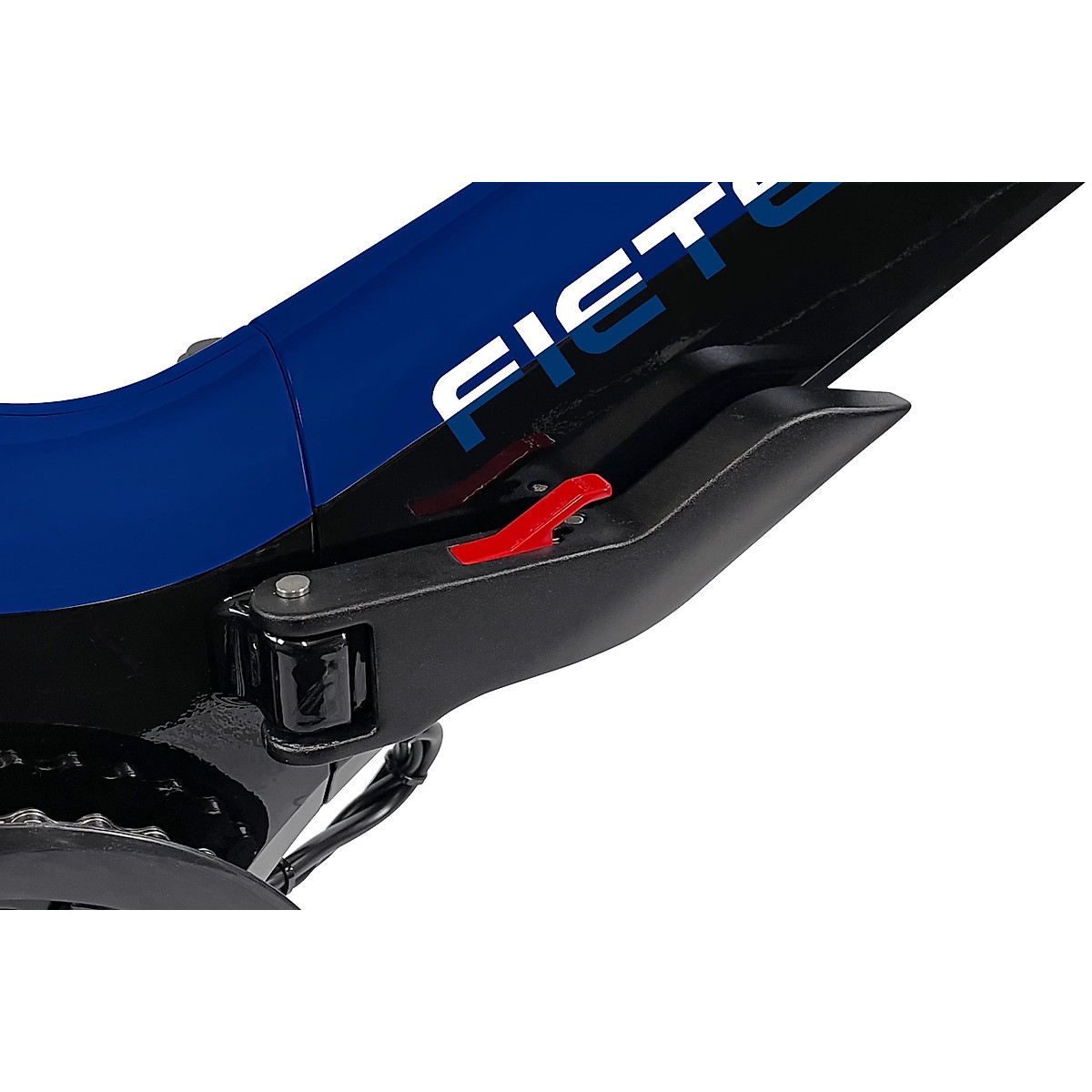 BLAUPUNKT FIETE 20 Inch Folding Electric Bike, Pedal and Throttle Assist, Foldable Step-Through Frame, UL Certified eBike for Adults, Blue/Black