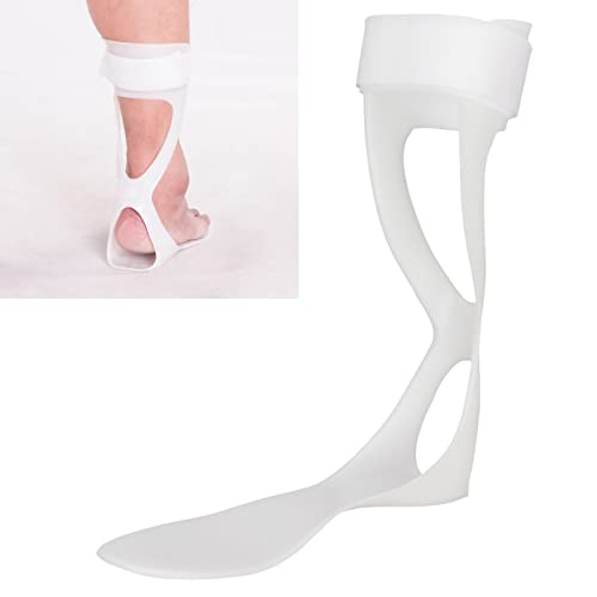 Drop Foot Stabilizer, Lightweight Ankle Foot Orthosis Support Straightener for Injury Recovery Therapy L Right Foot