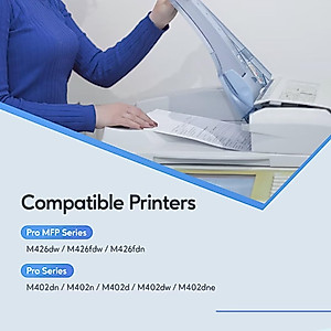 26A Toner Cartridge Black Compatible for HP 26A CF226X CF226A 26X use with HP Laserjet Pro MFP M426fdw M402 M402dn M402dne M402dw Printer (2 Pack)