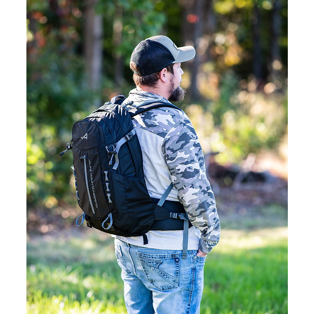 ALPS Mountaineering Unisex Adult Solitude, Black/Gray, 24L