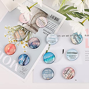 Inspirational Refrigerator Magnets,Landscape Glass Strong 12 Pack Magnetic Fridge Stickers,Whiteboard Dishwasher Magnets for Kitchen Office Classroom (Inspirational Landscape Refrigerator Magnet)