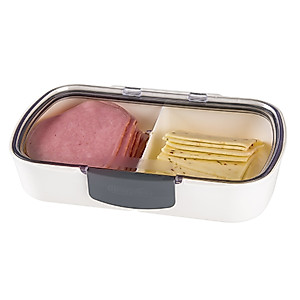 Prepworks Split Deli ProKeeper (11.75 Inches Long) and Produce ProKeeper (3 Quart) Bundle