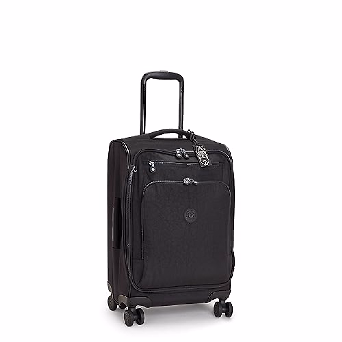 Kipling New Youri Spin Small 4 Wheeled Rolling Luggage Black Noir
