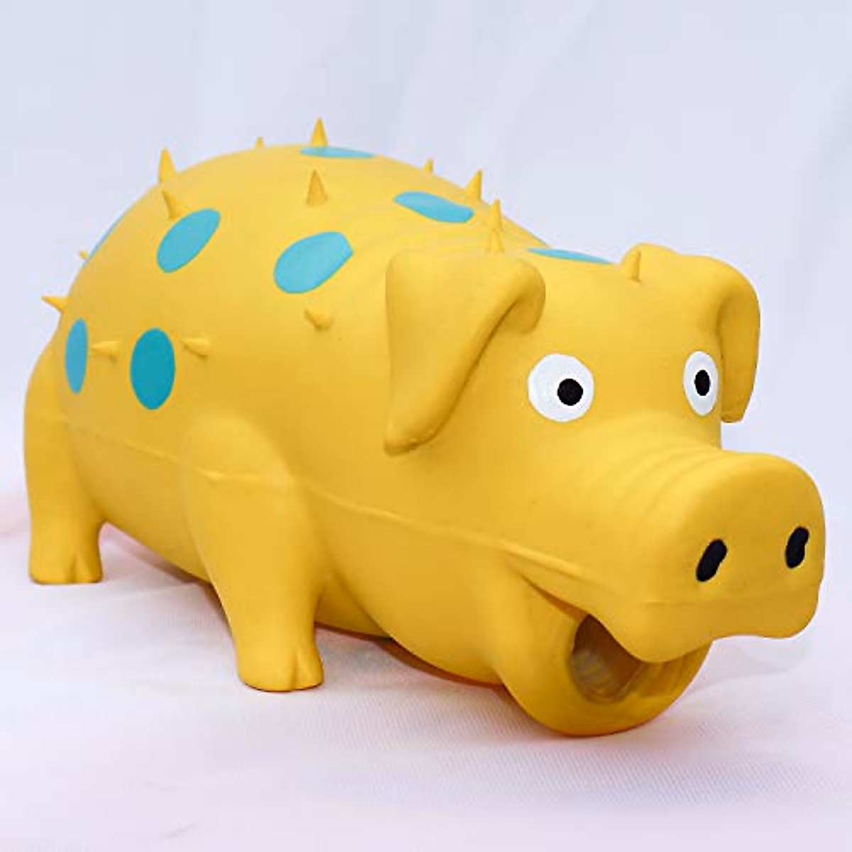 VIMIGOO Latex Grunting Pig Dog Toy, 8'', Environmentally Friendly, Healthy Chew Toy for Small, Medium, Large Dogs