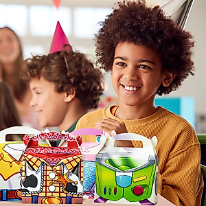 Toy Birthday Party Supplies,16Pcs Gift Boxes,Game Theme Style Party favors,Best for Fill Up the Birthday Gift Bags（8 style）