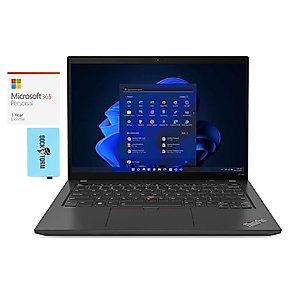 Lenovo ThinkPad P14s Gen 3 Home & Business Laptop (Intel i7-1260P 12-Core, 16GB RAM, 1TB SSD, T550, 14.0" 60Hz Touch 4K (3840x2400), WiFi, Win 11 Pro) with MS 365 Personal, Hub
