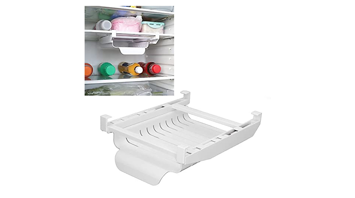 Ziplock Bag Storage Rail Rack: Save Space in Your Fridge