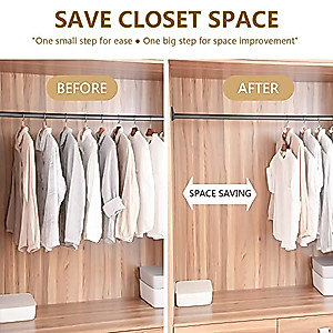 TCIOD 60pcs Hanger Connector Hooks, Space-Saving Cascading Clothes Hook Hanger Plastic Hooks Hanger Hook for Thanksgiving Christmas Decoration