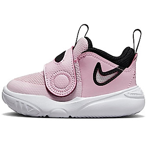 Nike TEAM HUSTLE D 11 (TD) Toddler DV8995-600 (PINK FOAM/SUMMIT WHITE), Size 10