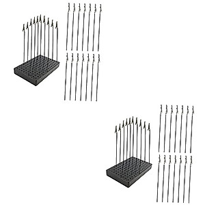 COHEALI 2 Sets Color Clip Base Plastic Spray Paint Spray Paint for Plastic Airbrush Model DIY Coloring Clip Base Coloring Clip Holder Workbench Tool Component Spray Paint Rack Iron