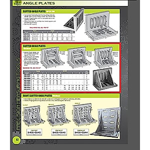 HHIP 3402-0305 7" x 5-1/2" x 4-1/2" Slotted Angle Plate, Webbed