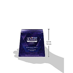 Crest 3D White Professional Effects Whitestrips Teeth Whitening Strips Kit 80 Count (Pack of 2)