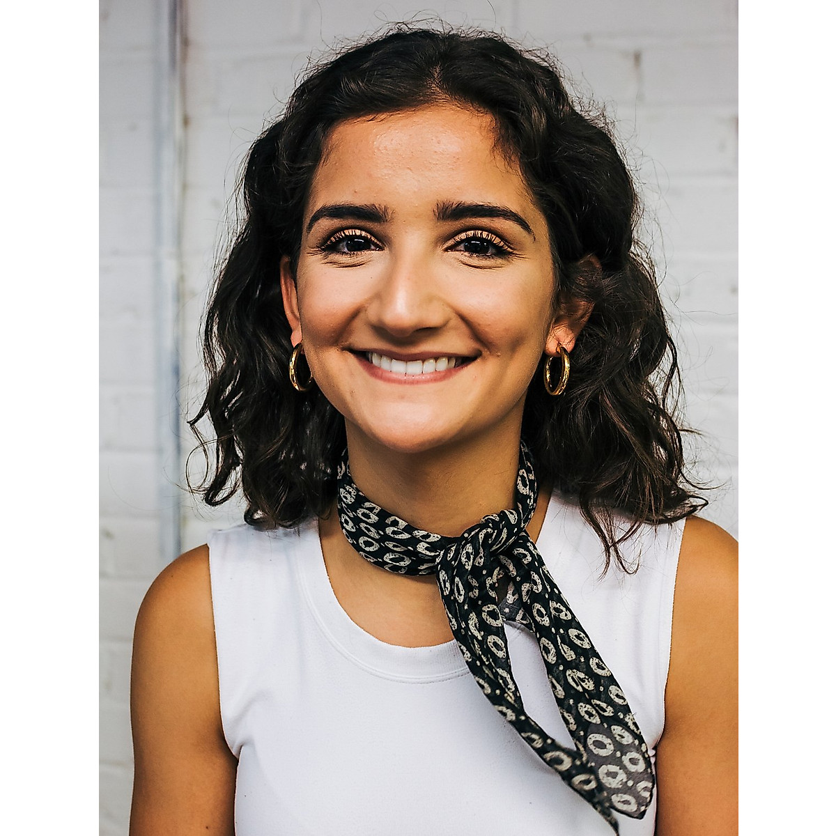 14K Yellow Gold 5mm Thick Wide Tube Medium Hoop Earrings with Click-Down Clasp, 1.2 In (32mm) (5mm Tube)