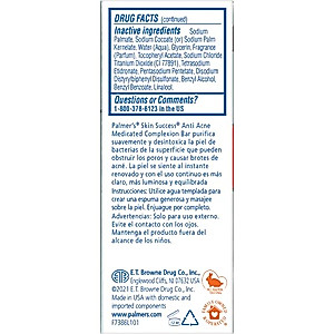 Palmer's Skin Success Eventone Medicated Anti-Acne Complexion Soap Bar, 3.5 Ounces (Pack of 12)