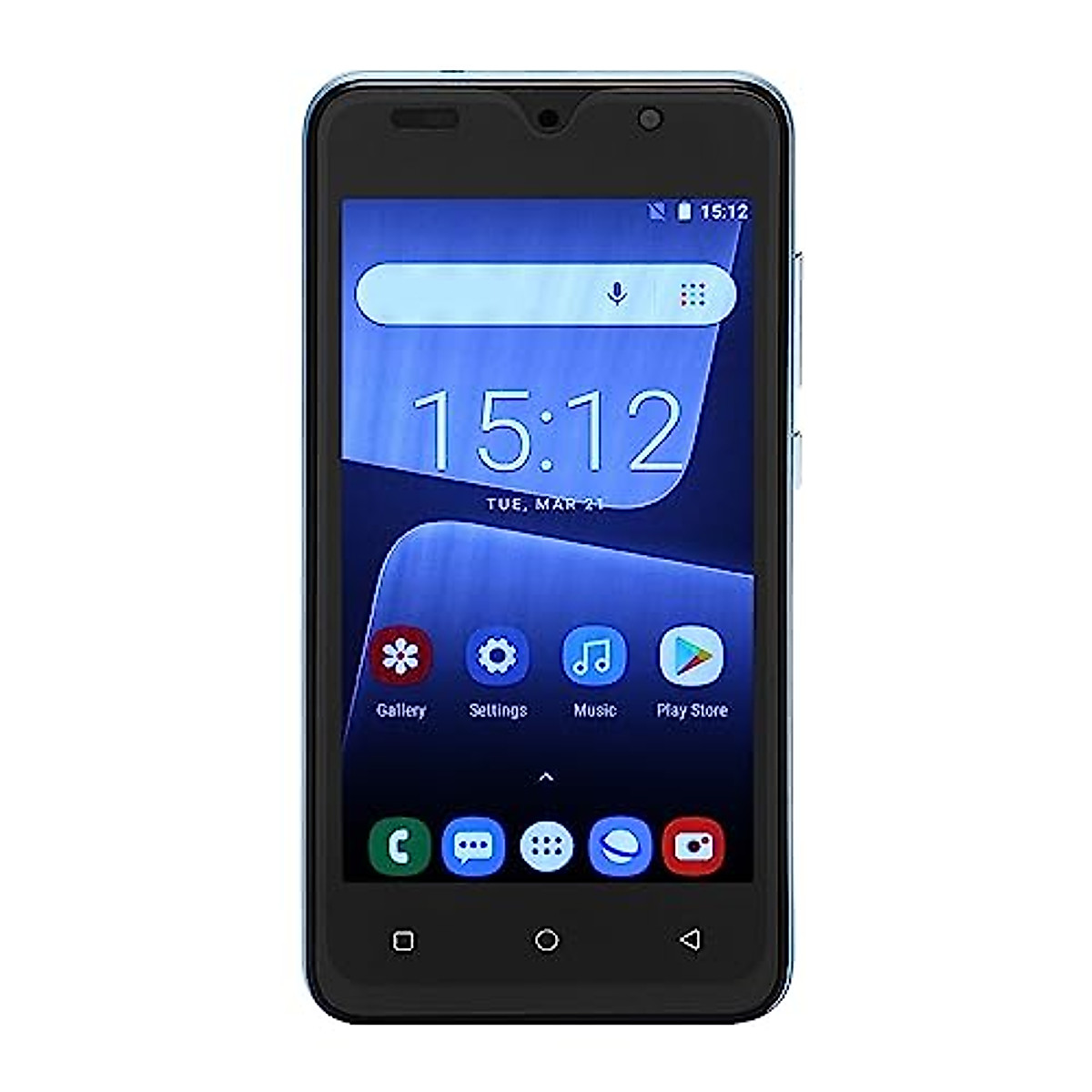 DAUERHAFT Face Recognition Cellphone, 5in Smartphone 8MP Rear Camera 3G 5in HD Screen for Work(#1)