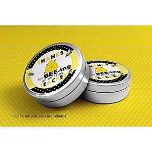 You’re Amazing Bumble Bee Themed Teacher Appreciation Thank You Sticker Labels, 40 2" Party Circle Stickers by AmandaCreation, Great for Envelope Seals & Gift Bags