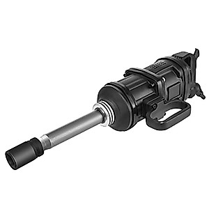 VEVOR 1 Inch Air Impact Wrench, 4280 ft-lbs High Torque Impact Gun w/ 8 Inch Extended Anvil for Heavy Duty Machinery/Semi-Truck/Bus Tires