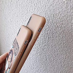 for iPhone Xs Max Case, for iPhone Xs Max Cover, Cute Japan Cartoon Anime One Piece Luffy Soft Silicone Case Cover for iPhone Xs Max XR 6S 7 8 Plus (for iPhone Xs Max)