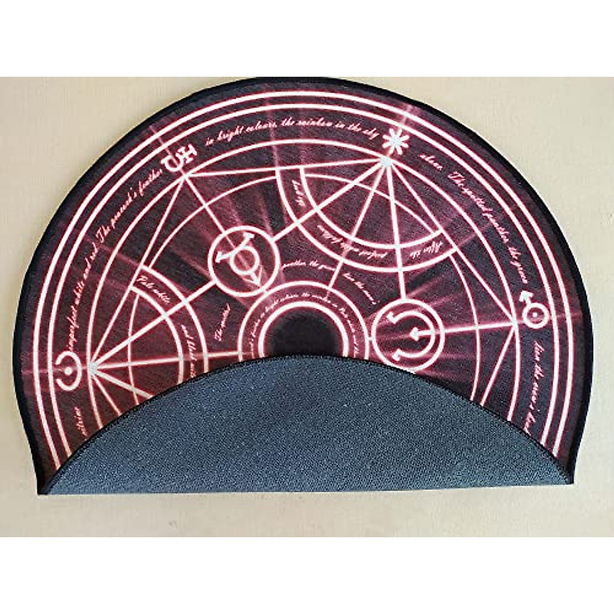 Full Metal Transmutation, Circle Cool, Japanese Anime Manga, Floor Rug, Anime Rug, Doormat, Anime, Chair Mats, FMA Transmutation, Anime Rugs (3.6 ft / 43" / 110 cm)