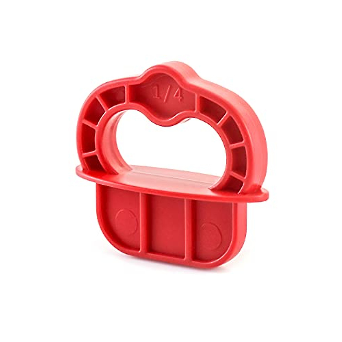 QWORK Deck Board Jig, 12 Pcs 1/4" Gap Deck Board Spacer Rings for Pressure Treated, Composite, PVC, Plank