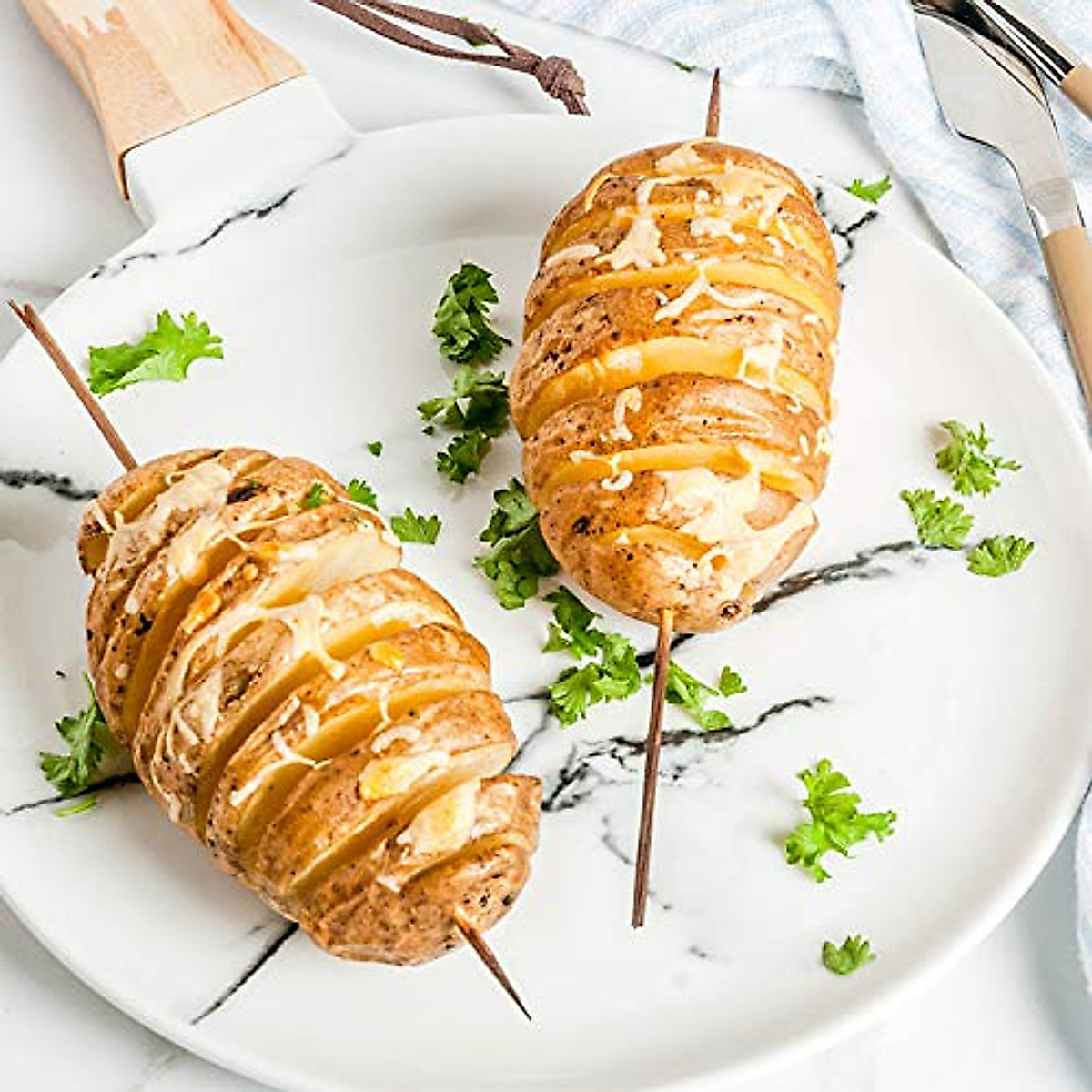 RioRand Manual Stainless Steel Twisted Potato Slicer Spiral Vegetable Cutter French Fry