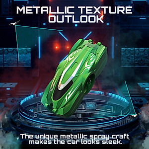 SHARKOOL Remote Control Car - 2.4Ghz RC Cars with LED Lights, RC Stunt Car for Kids, Christmas Birthday Gift for Boys Age 3 4 5 6 7 8 Years Old