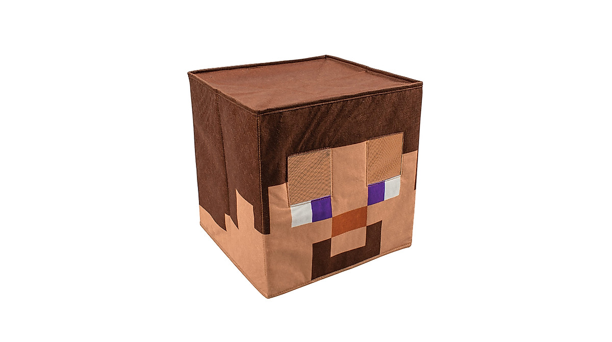 Disguise Kids Minecraft Steve Block Headpiece – Official Costume Accessory