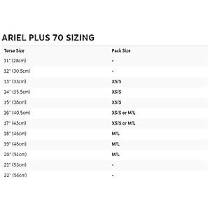 Osprey Ariel Plus 70L Women's Backpacking Backpack, Carnelian Red, WXS/S