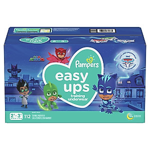 Pampers Easy Ups Training Pants Boys and Girls, 2T-3T (Size 4), 112 Count, Giant Pack