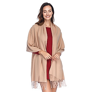 HOYAYO Pashmina Shawls and Wraps Winter Warm Soft Scarf for Women