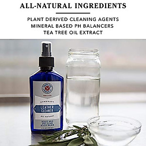 Cobbler's Choice Co. Finest Quality Leather Cleaner 100% Natural - Designed to Fight Fresh Stains, Dirt, & Build-Up - Easy Spray Application