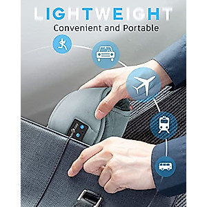 MUSICOZY Sleep Headphones Wireless Bluetooth 5.2 Sports Headband, Bluetooth Ear Muffs for Winter Side Sleepers Workout Running Insomnia Travel Yoga Office Cool Gadgets Tech Unique Gifts, 2 Pack